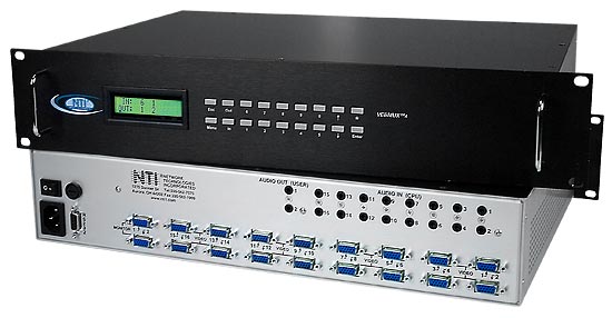 Audio Video Matrix Switch, VGA router switcher, multiple monitors many ...